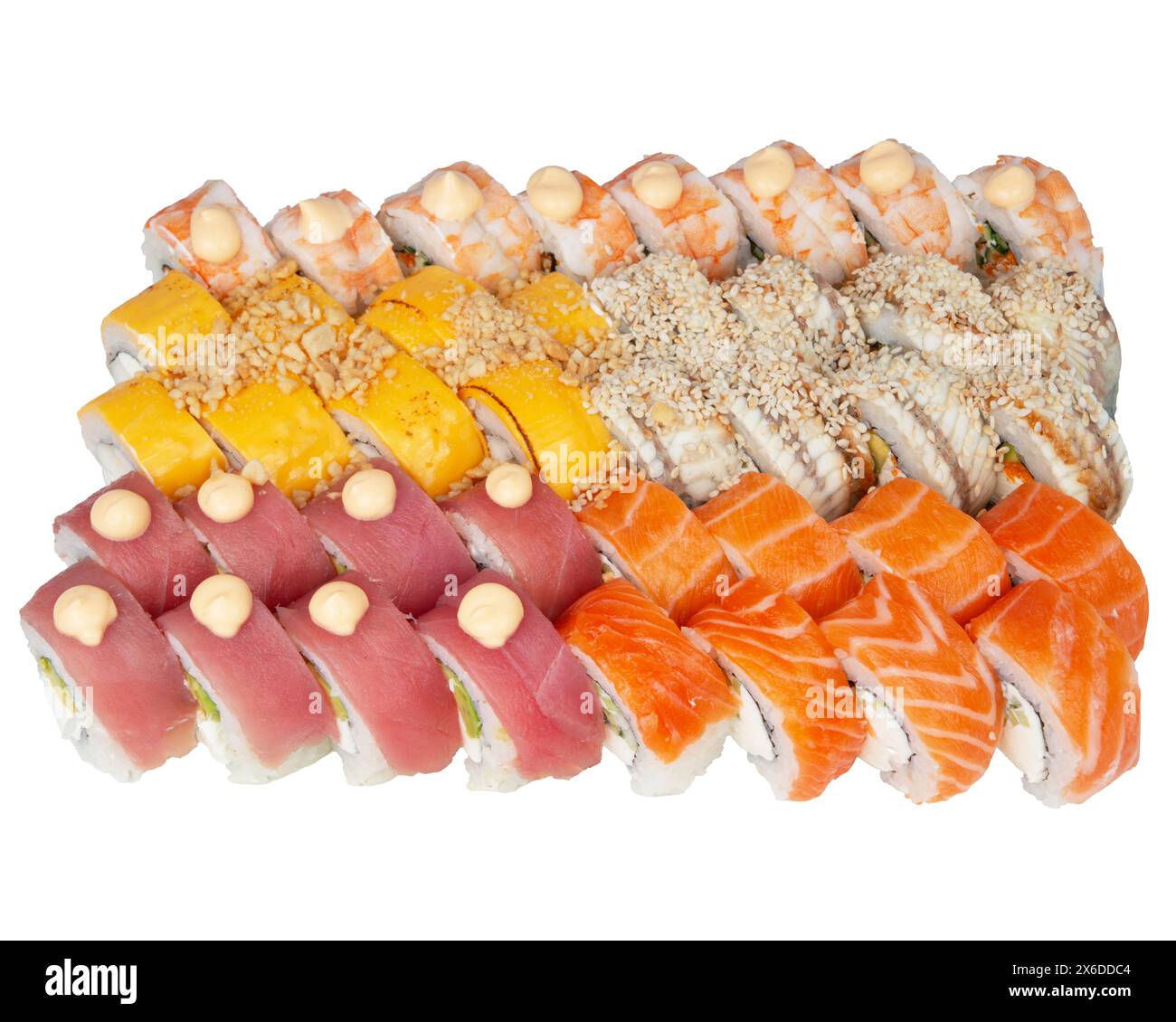 Appetizing sushi japanese dish Cut Out Stock Images & Pictures - Alamy