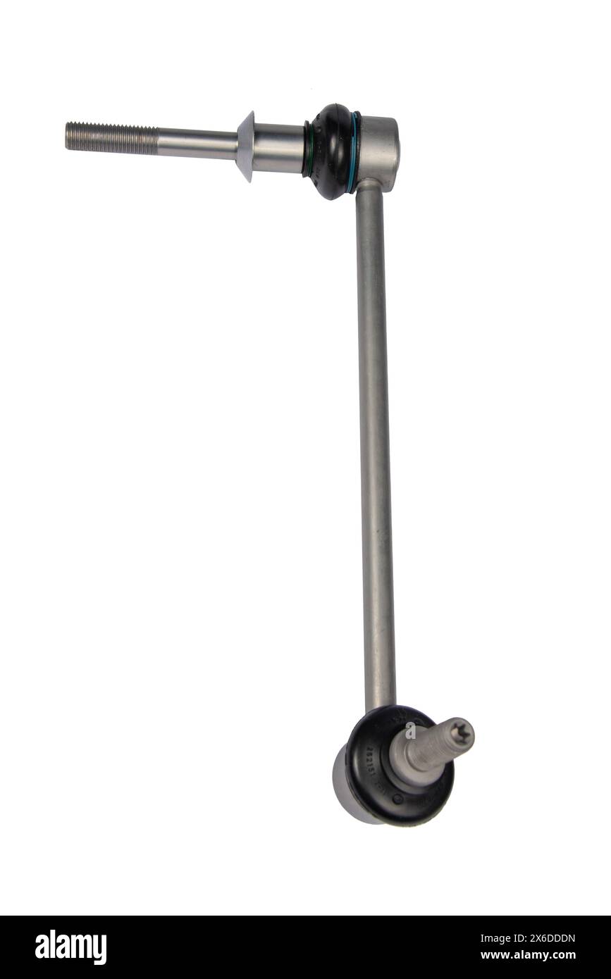 Car front suspension arm set isolated on white background. A set of ...