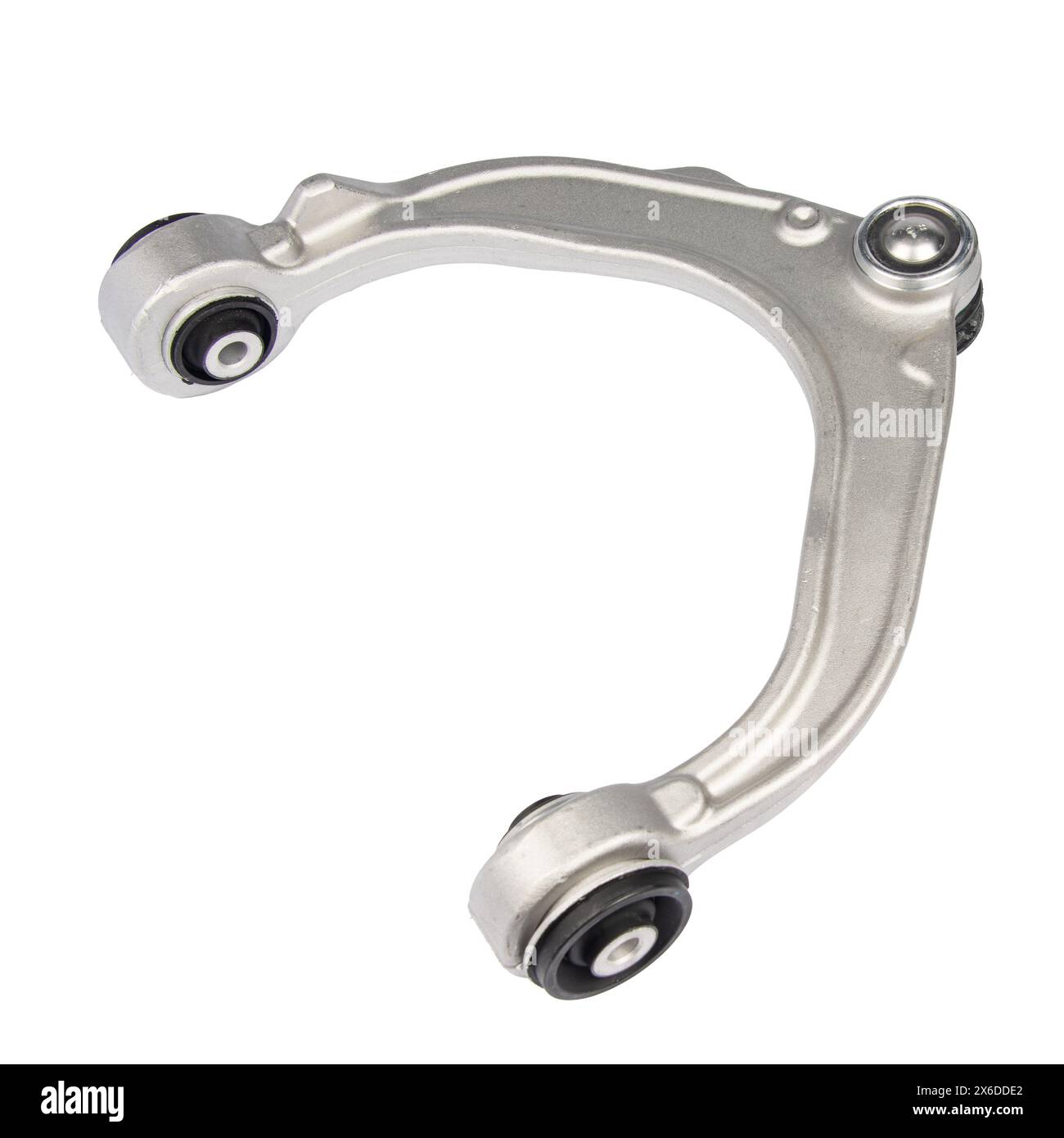 Car front suspension arm set isolated on white background. A set of ...