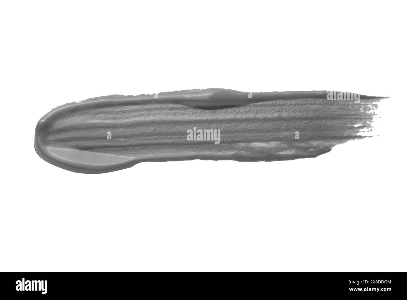 Brush stroke and texture. Smear brush on a white background Stock Photo ...