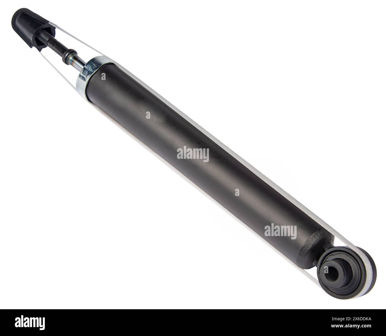 Shock absorber suspension isolated on white background Stock Photo - Alamy