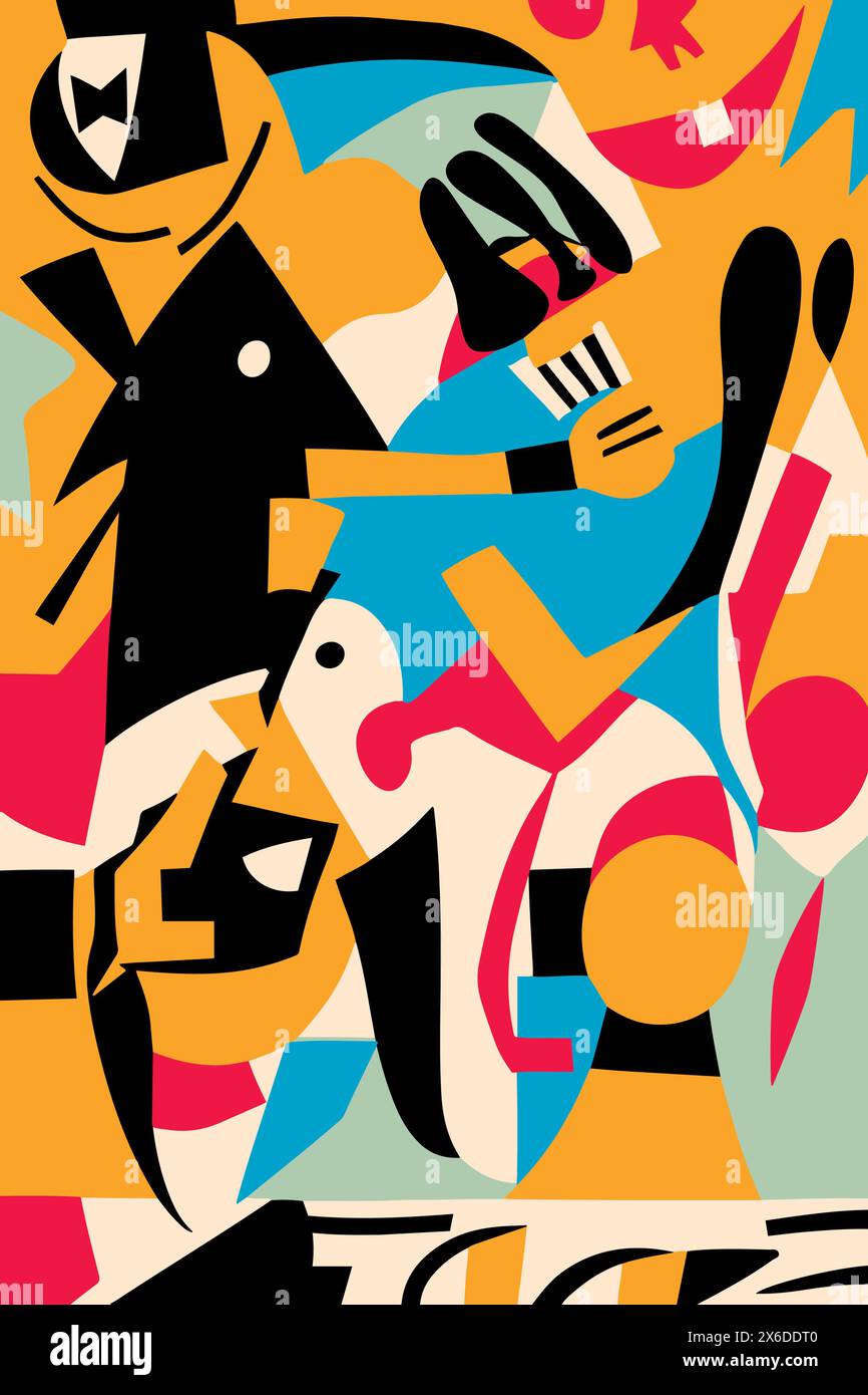 Busy colors Stock Vector Images - Alamy