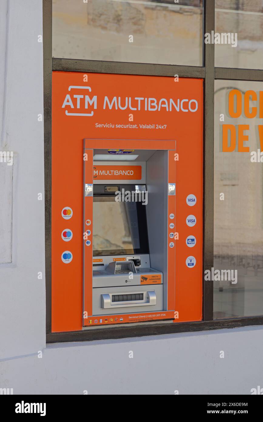 Craiova, Romania - March 16, 2024: Orange Multibanco Portuguese Bank ...