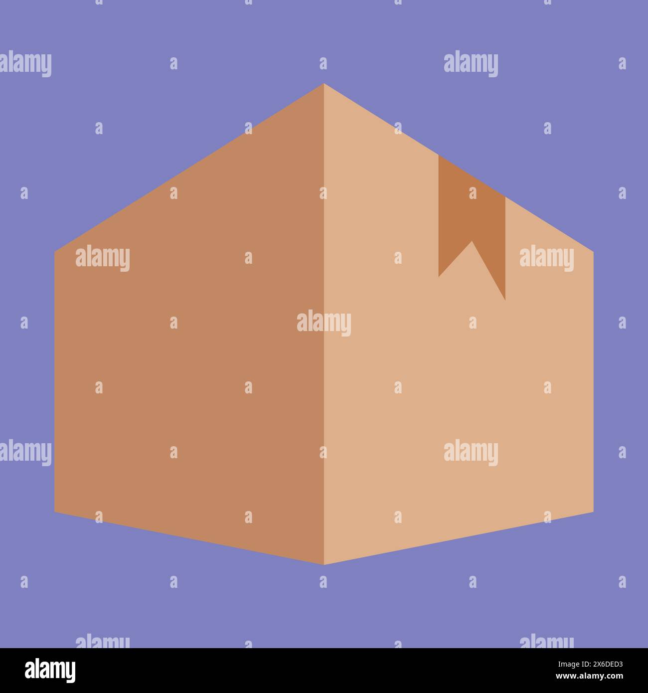Cardboard Box Vector Illustration. Cardboard Box Package Vector. Carton ...