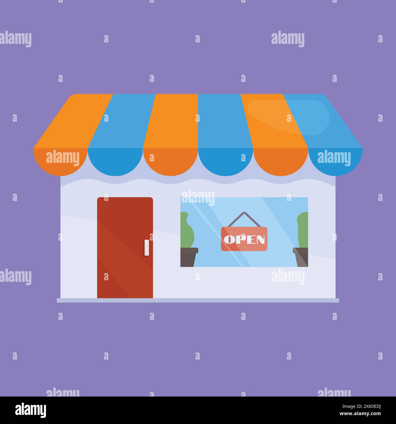 Shop vector illustration. Shops and stores icon. vector market shop ...