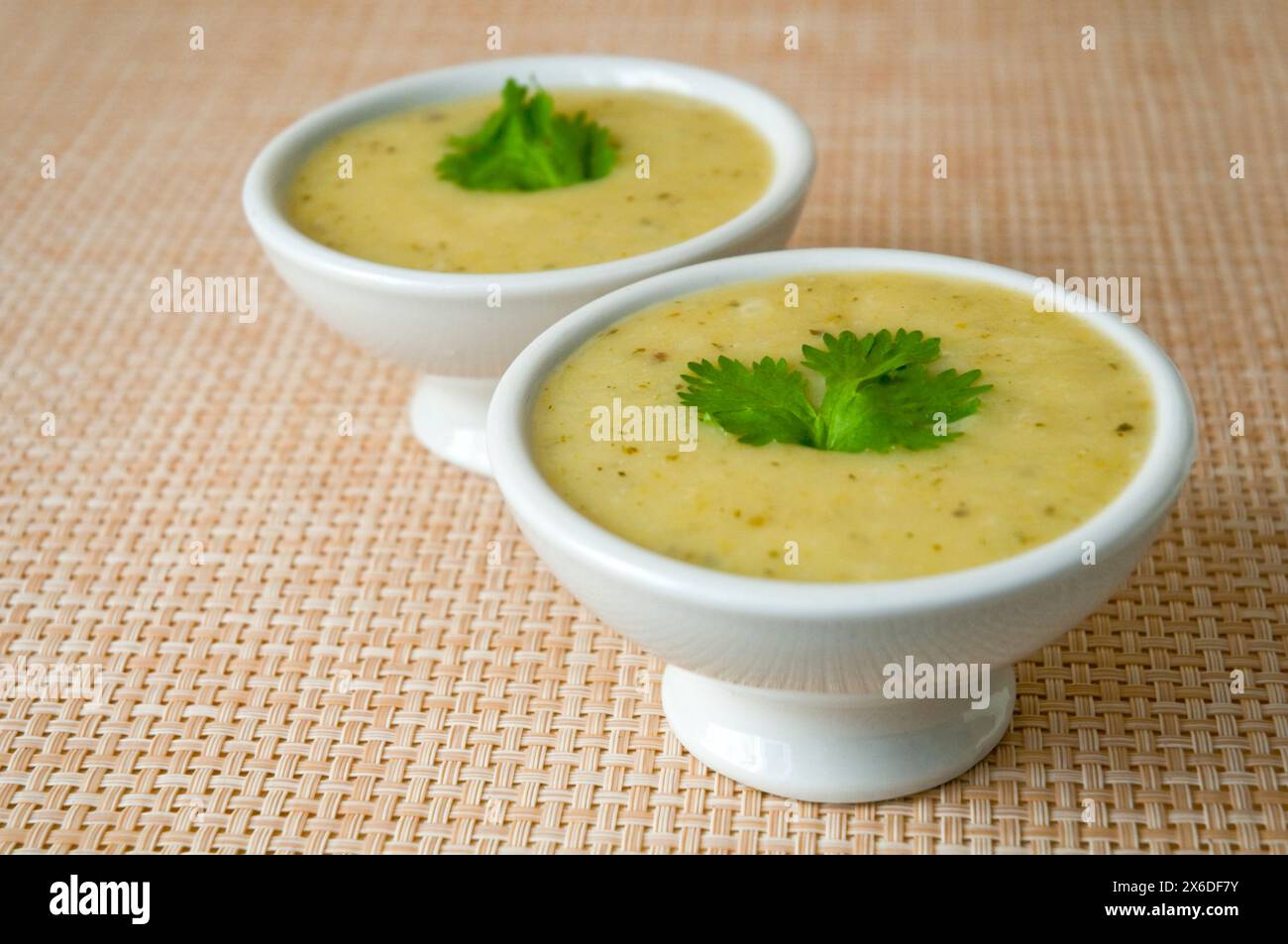 Vegetables cream. Still life Stock Photo - Alamy