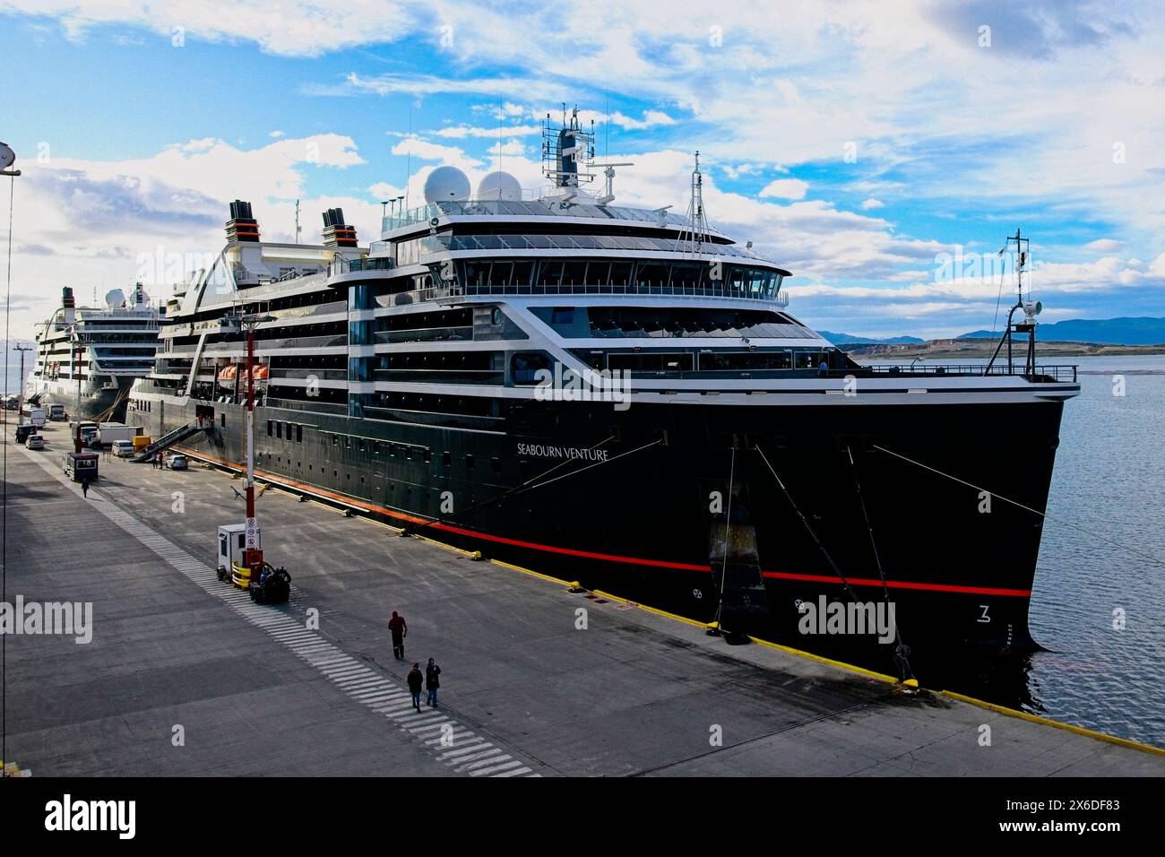 Due to its location Ushuaia is perfect as a cruise ship terminal for ...