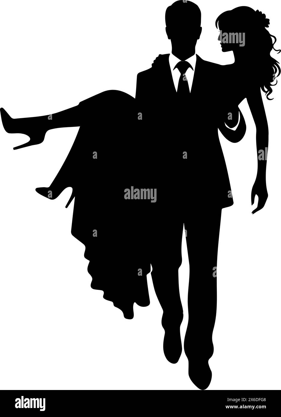 Man carrying woman romantic Black and White Stock Photos & Images - Alamy