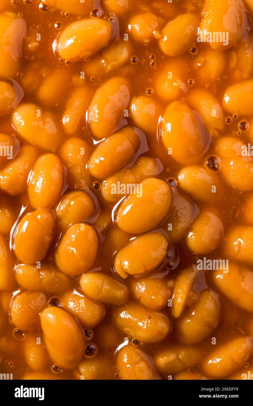 Homemade Barbecue Baked Beans with Tomato Sauce Stock Photo - Alamy