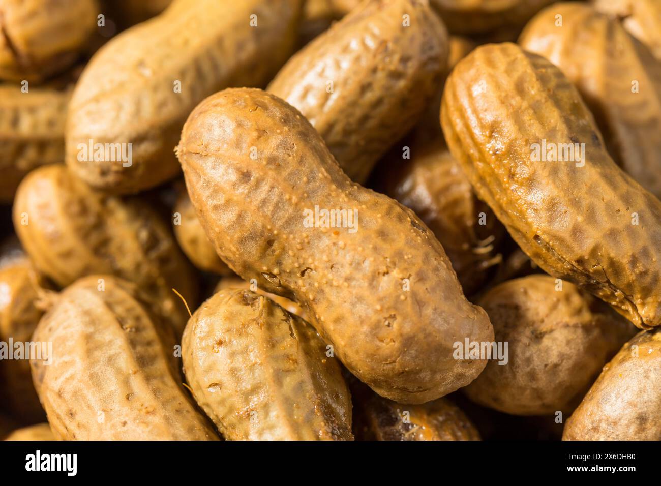 Spicy Southern Cajun Boiled Peanuts for a Snack in a Bowl Stock Photo ...