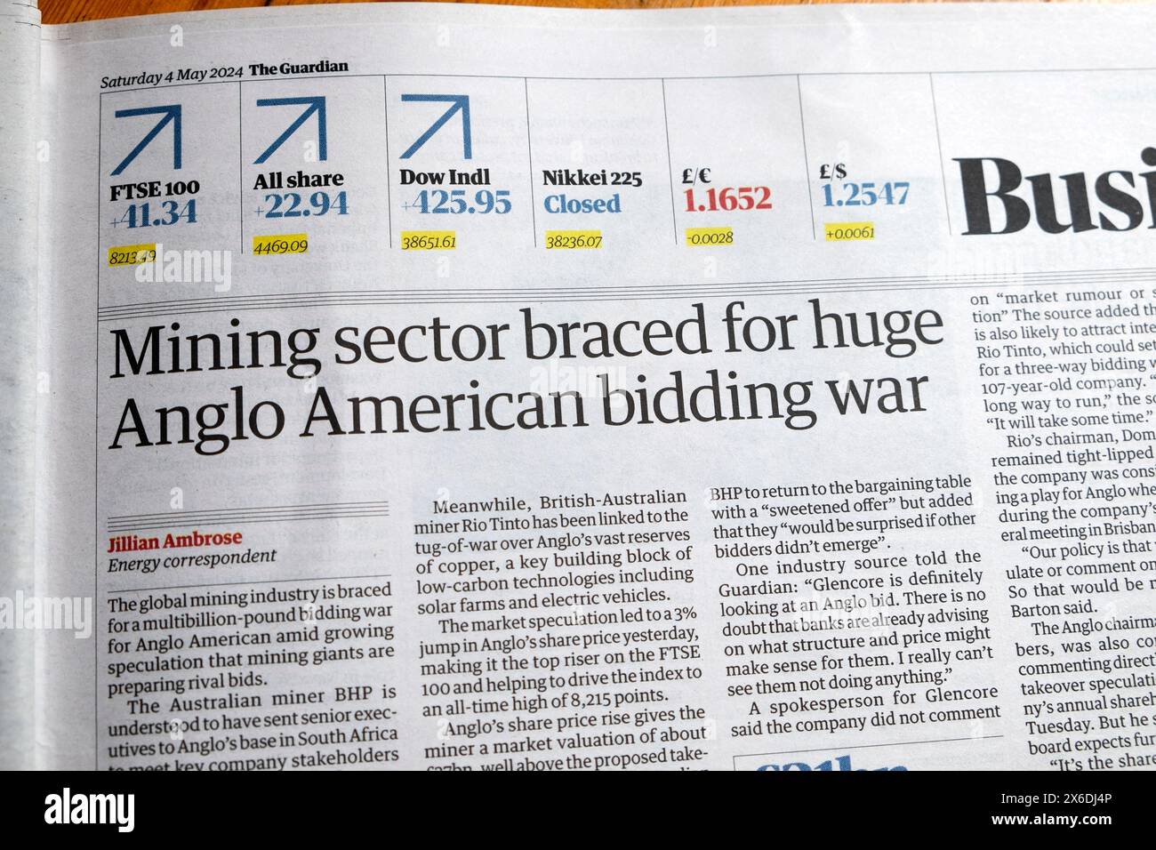 Anglo american mining uk hi-res stock photography and images - Alamy