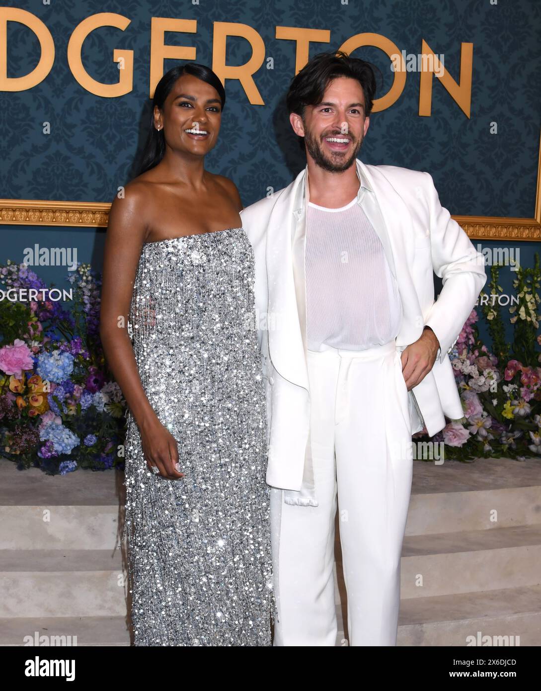 May 13, 2024, New York, New York, USA: Simone Ashley and Jonathan ...