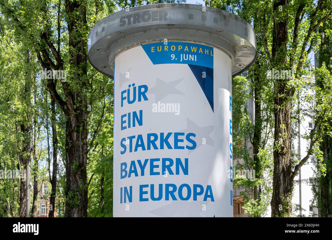 Muenchen GER, Themenbild, Wahlplakate zur Europawahl in Deutschland ...