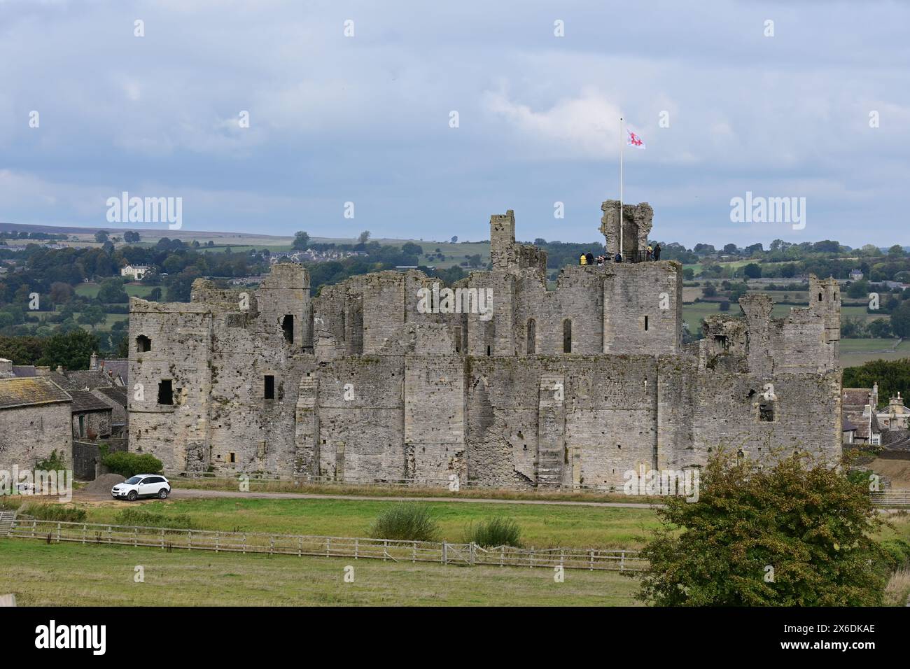 Middleham Castle, Middleham, near Ripon in Wensleydale, North Yorkshire ...