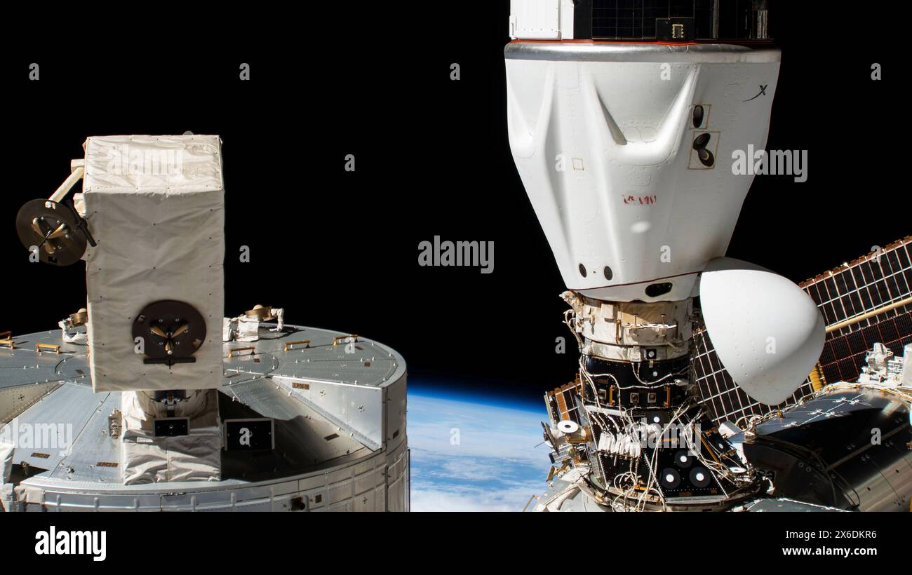 International Space Station, Earth Orbit. 02 May, 2024. The SpaceX ...