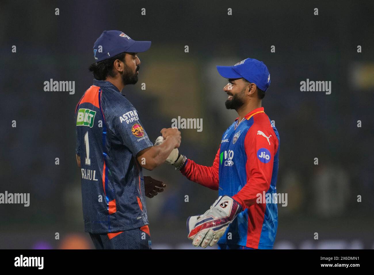 Lucknow Super Giants captain KL Rahul congratulates Delhi Capitals ...
