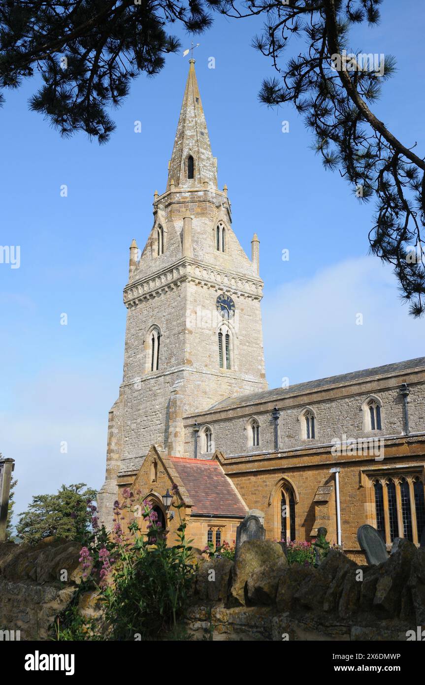 St John the Baptist Church, Piddington, Northamptonshire Stock Photo ...