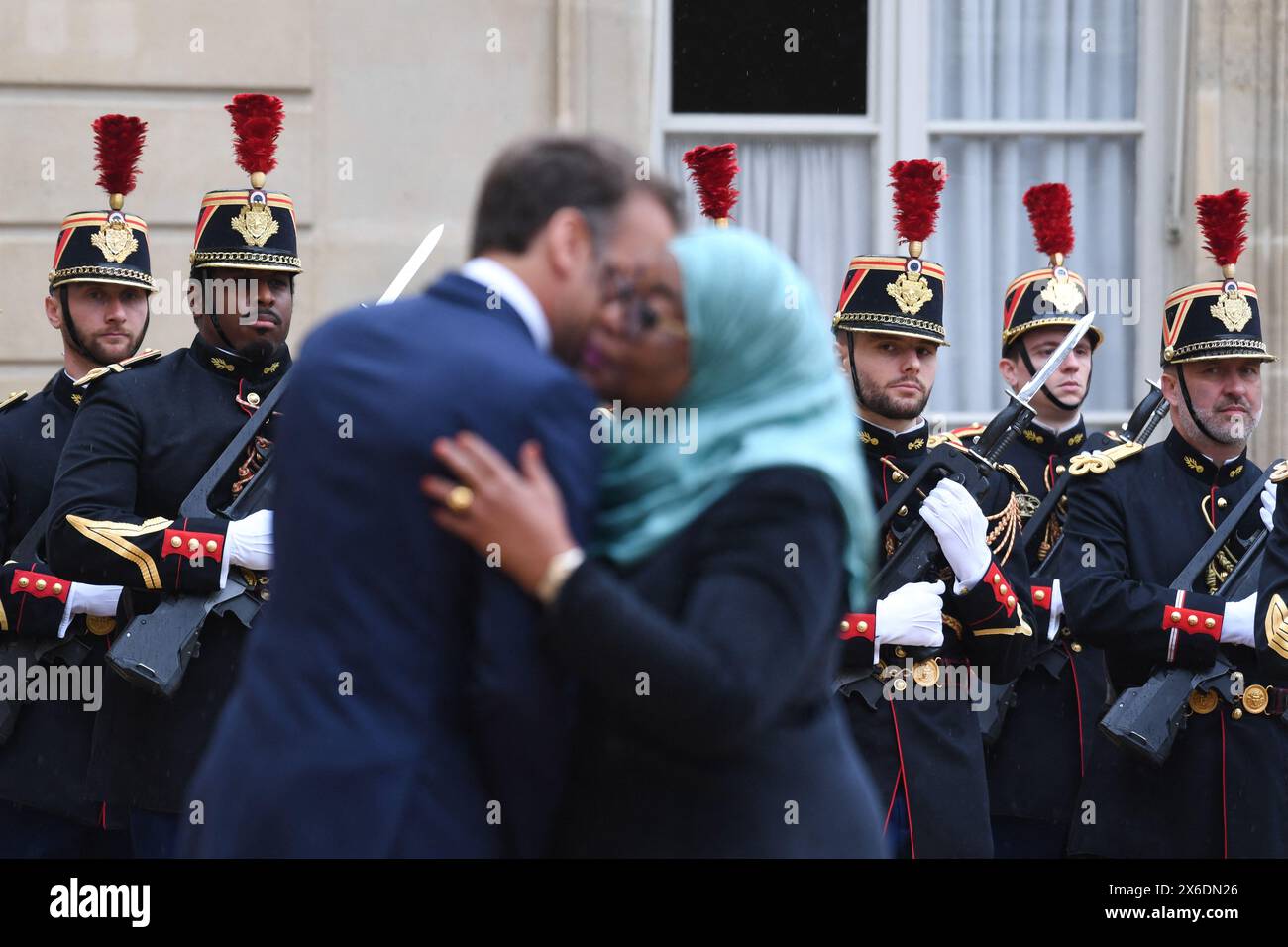 Paris, France. 14th May, 2024. French President Emmanuel Macron ...