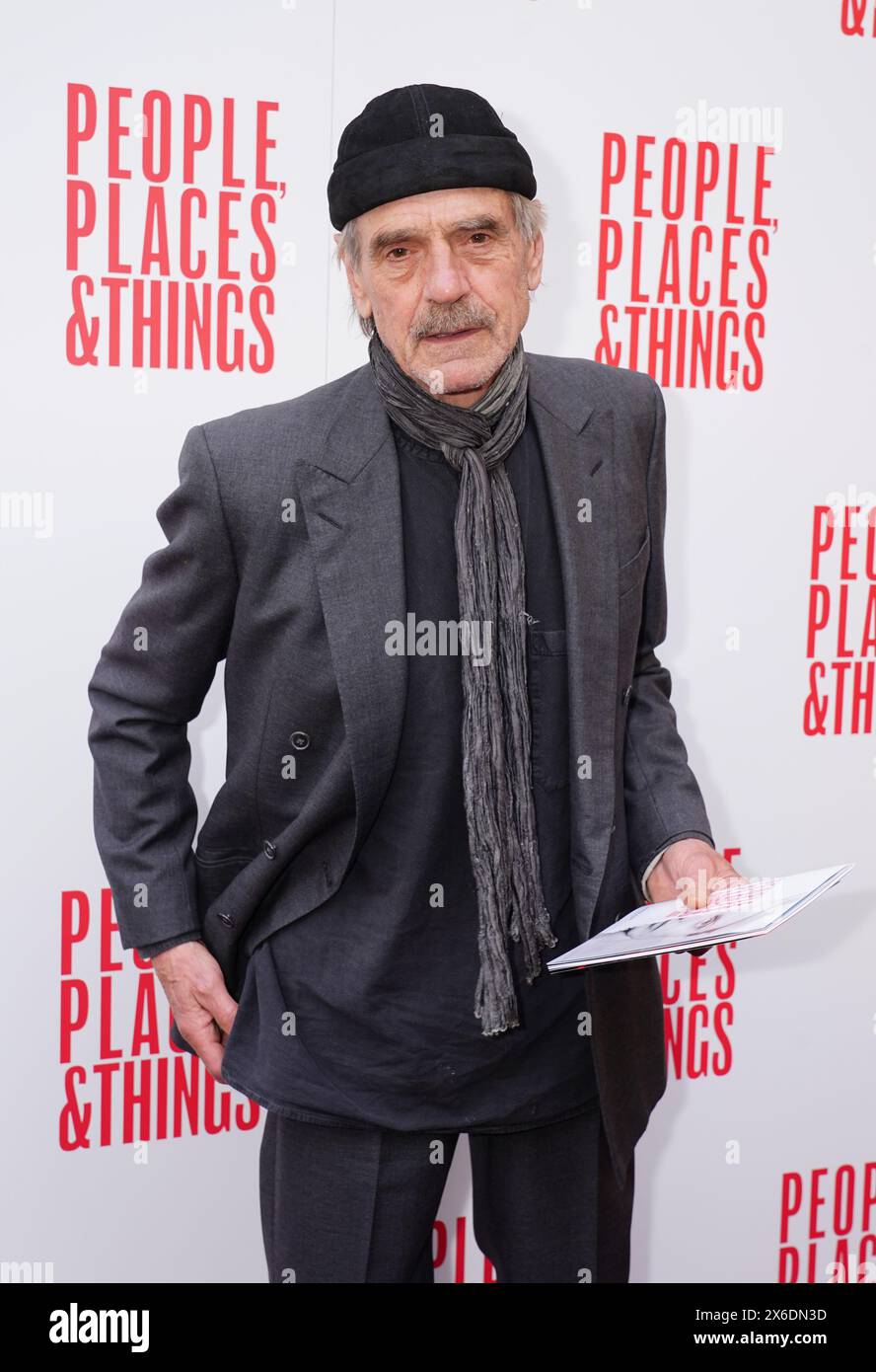 Jeremy Irons attends the West End opening night of People, Places ...