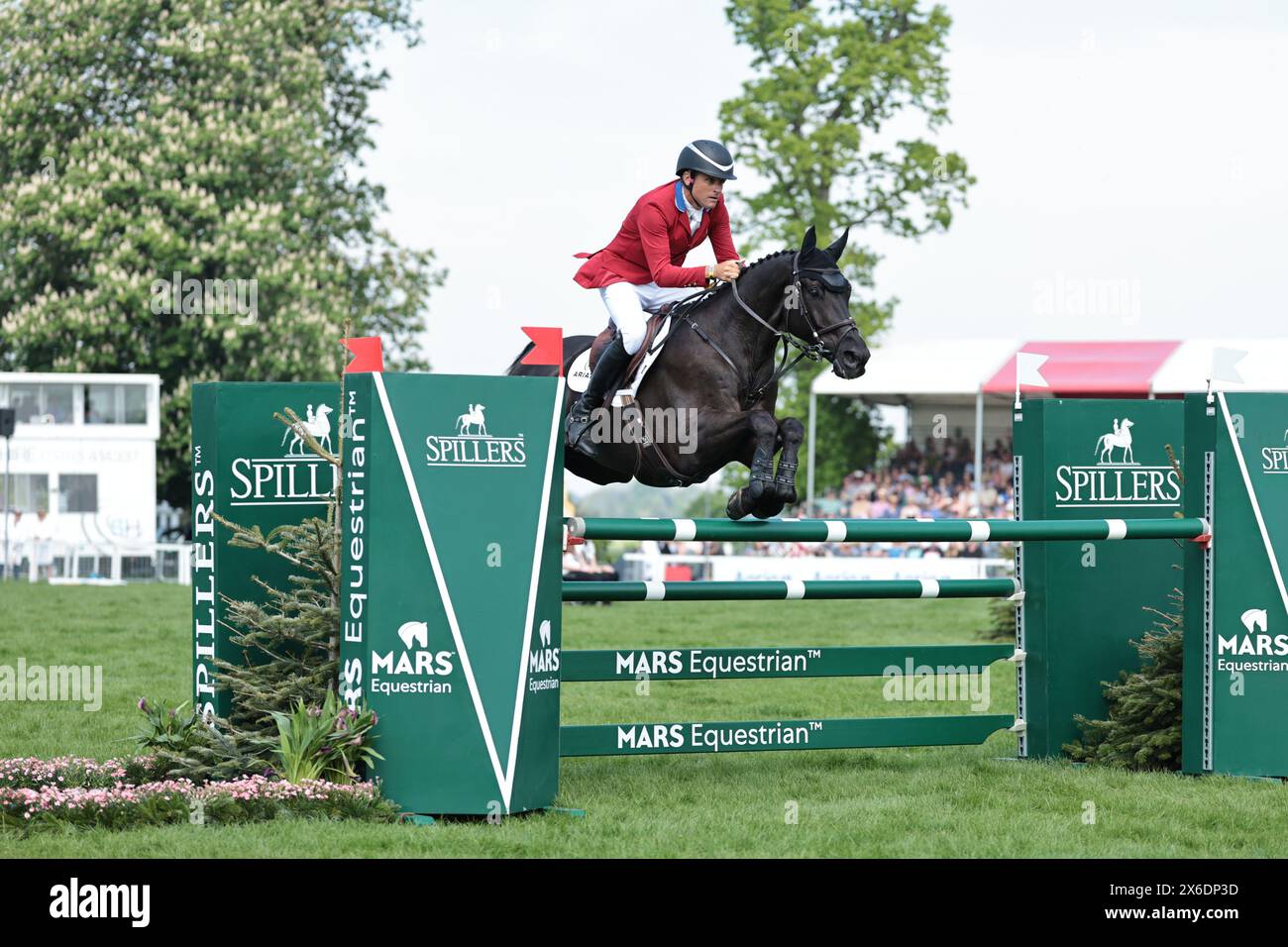 Boyd Martin of the United States with Tsetserleg Tsf during showjumping ...