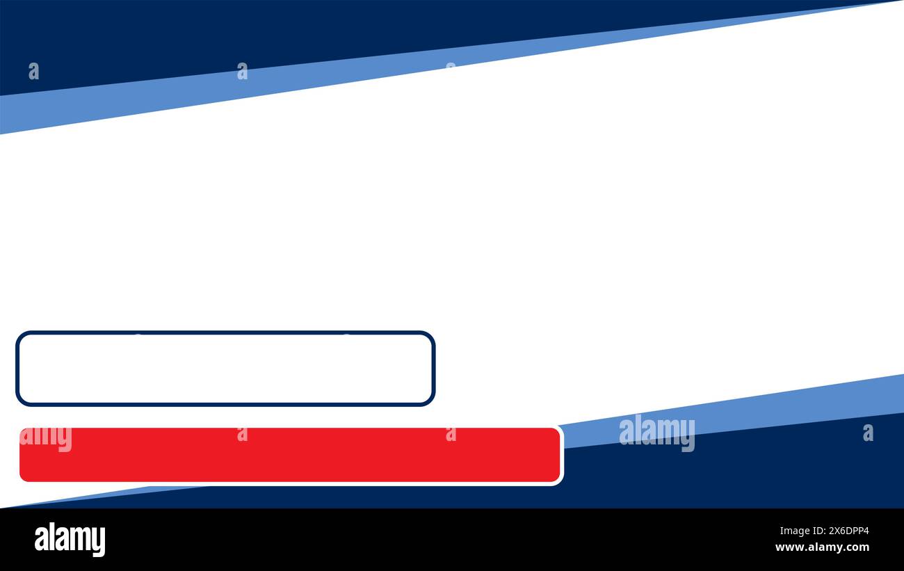 Blue, red and white color. Suitable for social media post and web ...