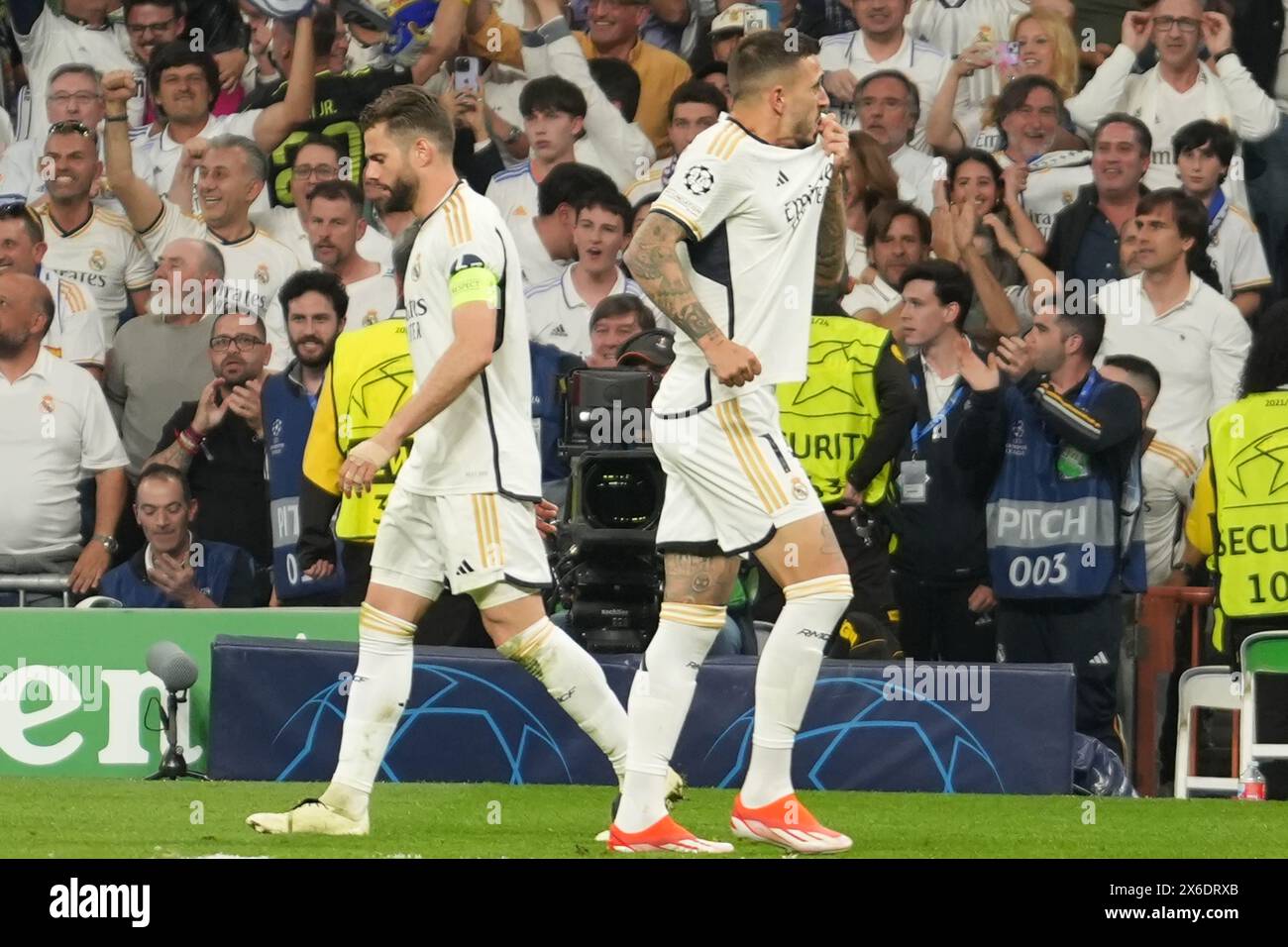 Celebration Goal Joselu of Real Madrid during the UEFA Champions League ...