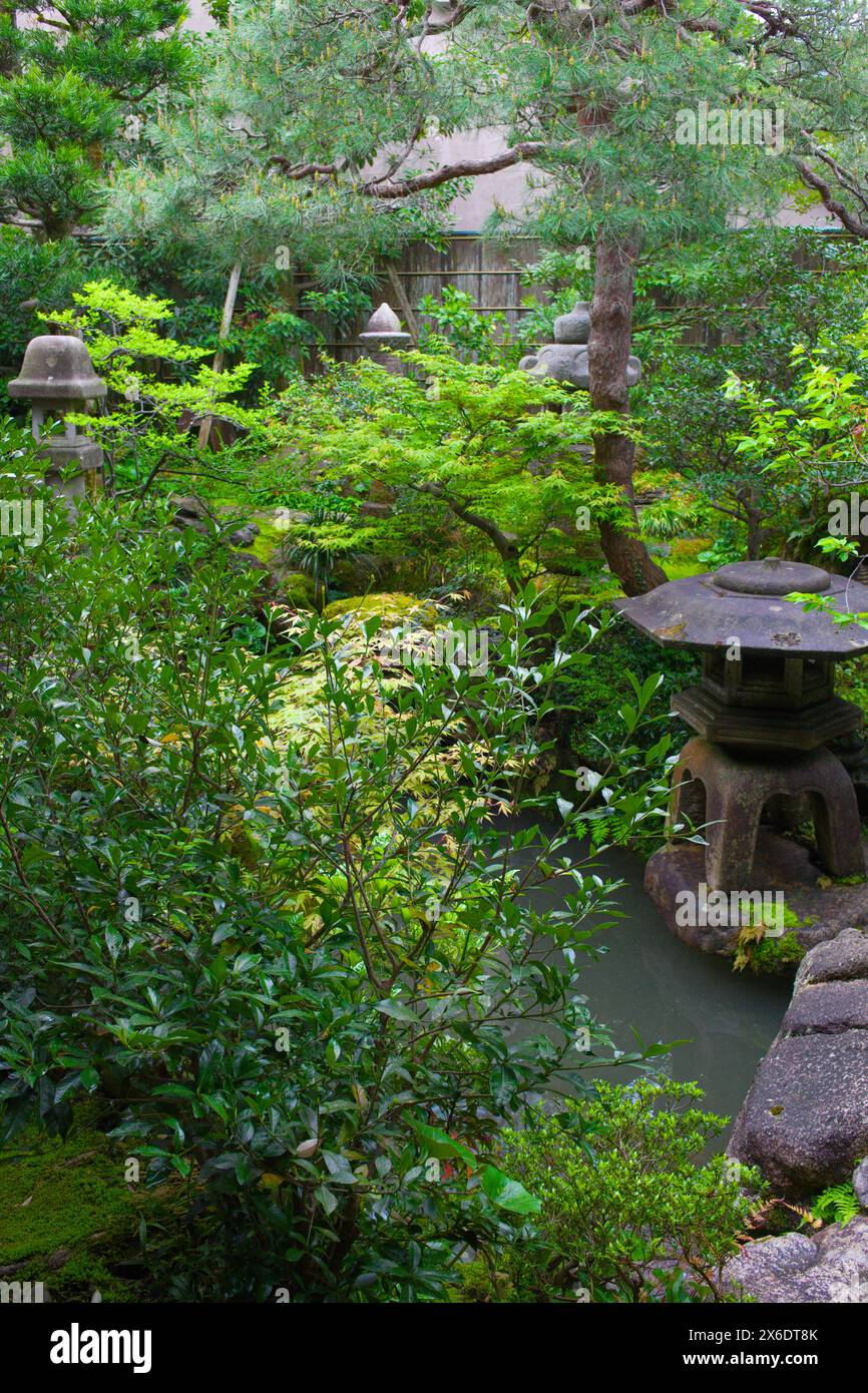 Japan, Kanazawa, Nagamachi, samurai district, Nomura House, garden ...