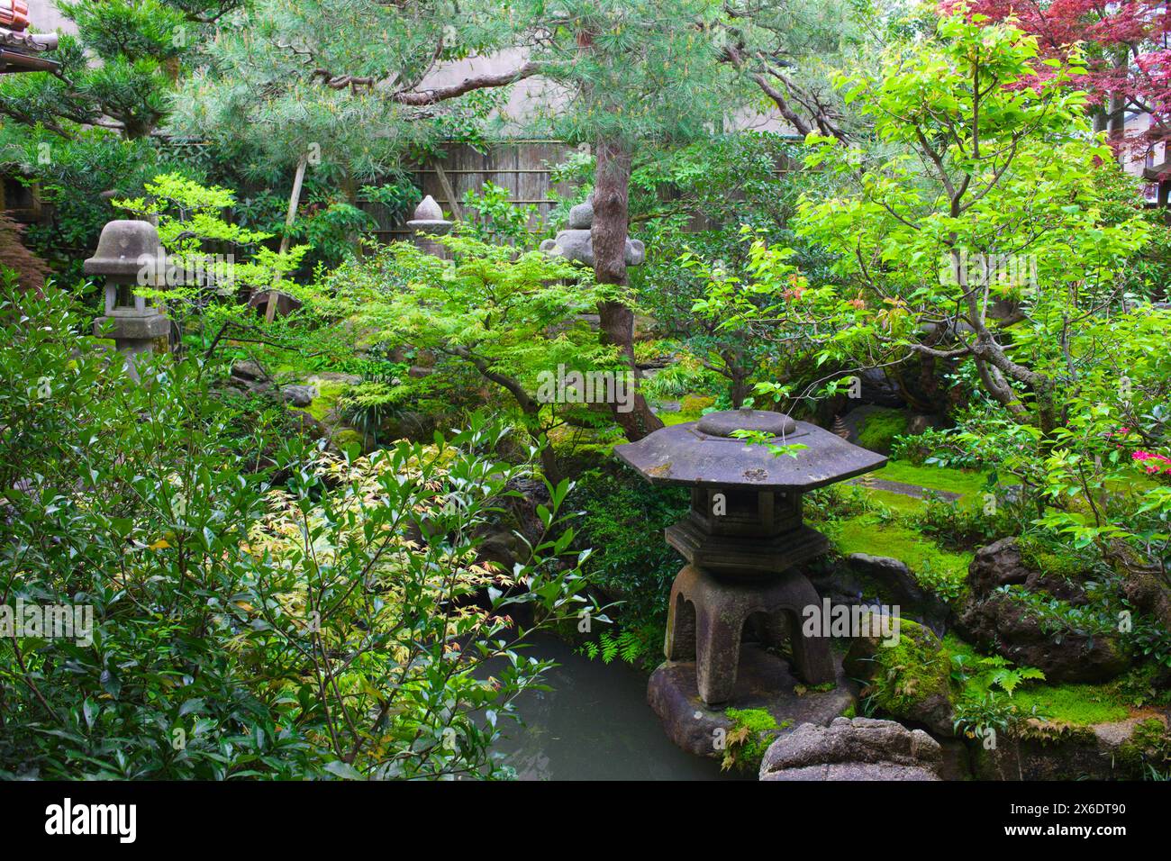 Japan, Kanazawa, Nagamachi, samurai district, Nomura House, garden ...