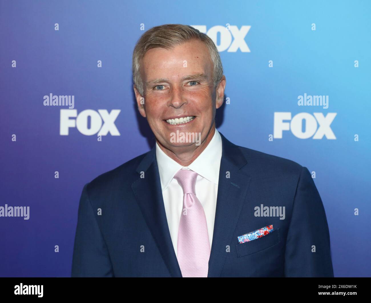 Sportscaster Tom Rinaldi attends the Fox Network 2024 upfront at The ...