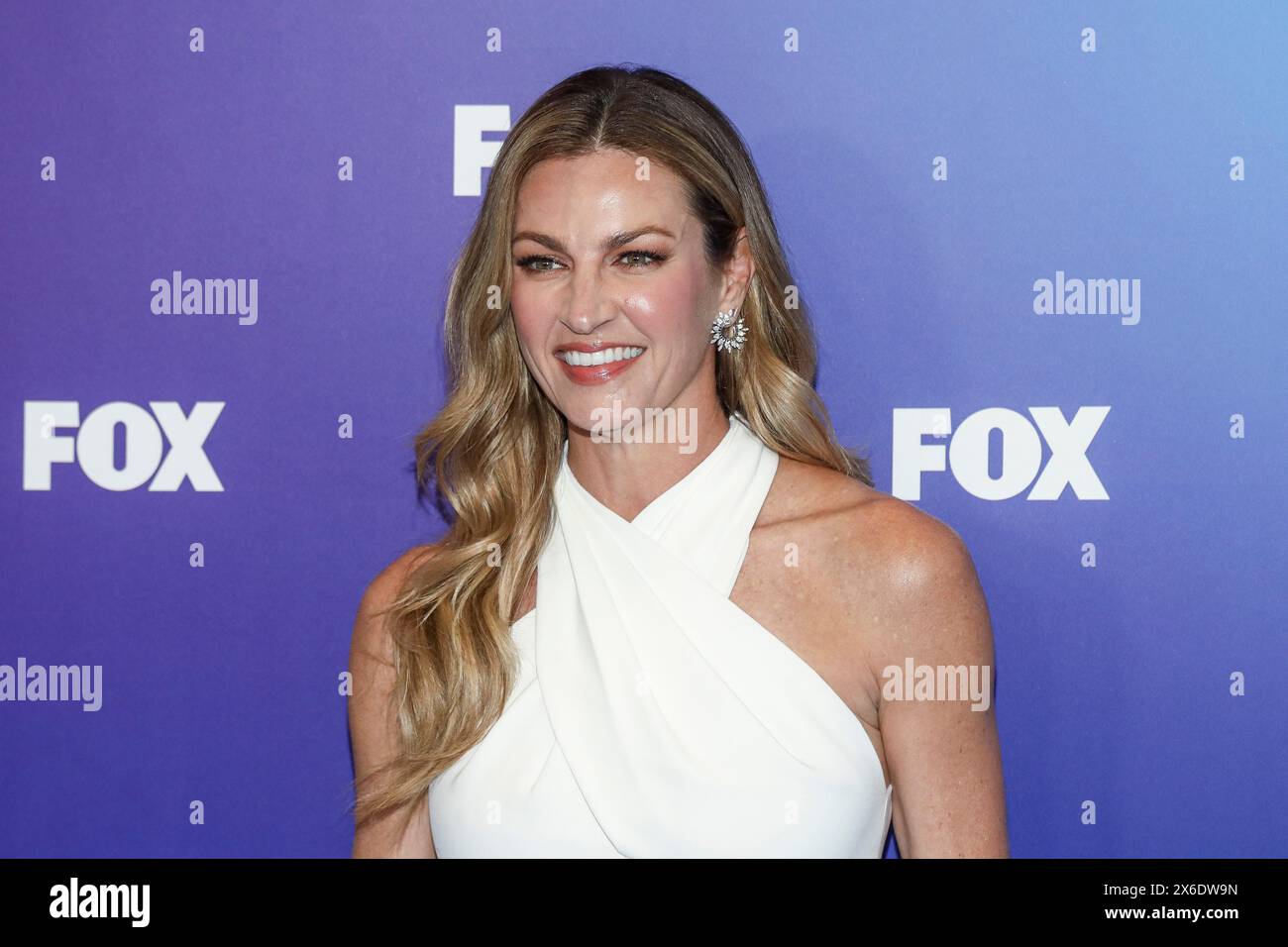 Sportscaster Erin Andrews attends the Fox Network 2024 upfront at The ...