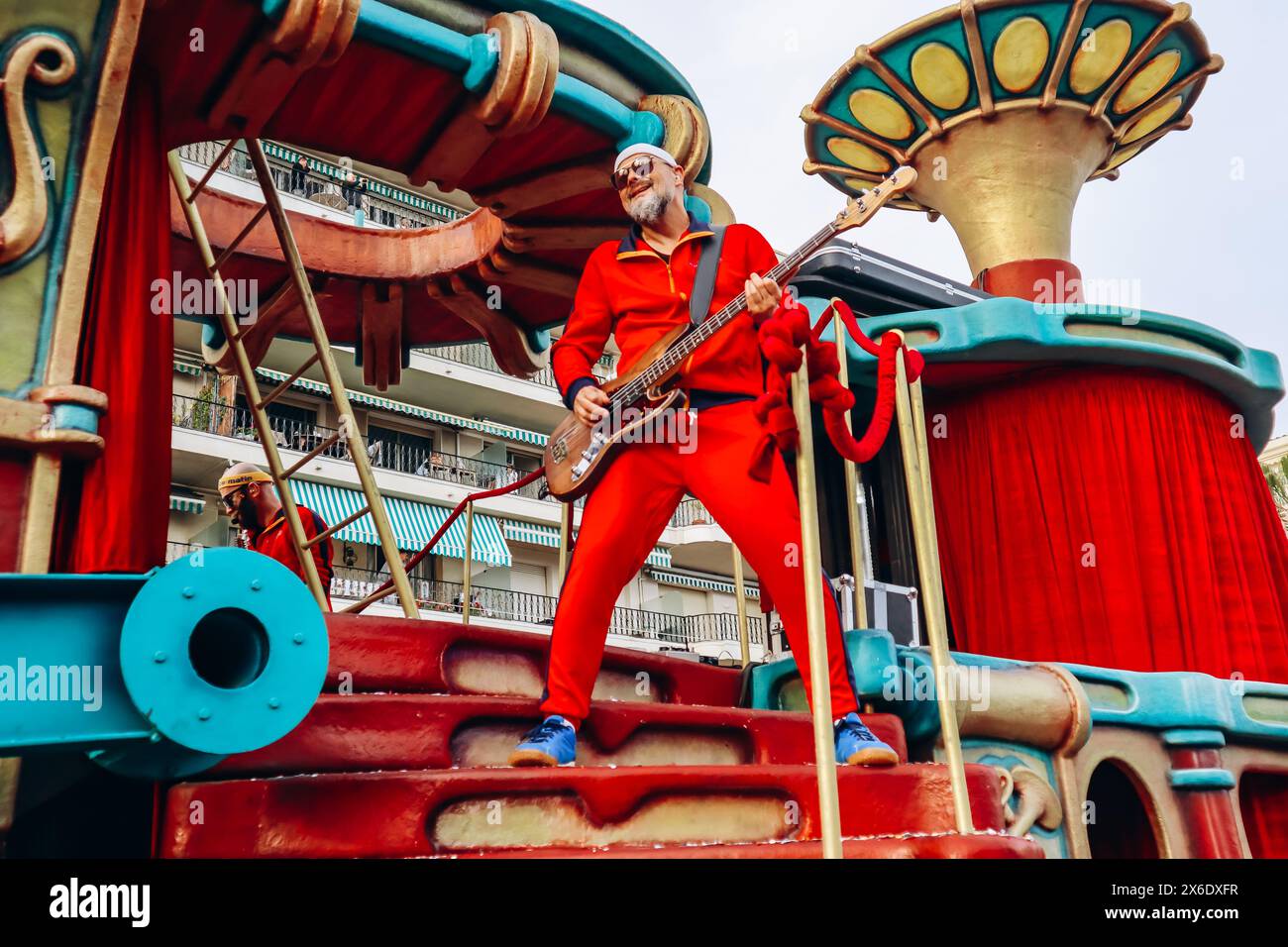 Menton, France - February 18, 2024: Opening of the "Fete du Citron ...