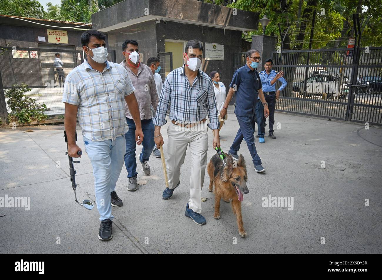 NEW DELHI, INDIA - MAY 14: Bomb Squad from Delhi Police carries out ...