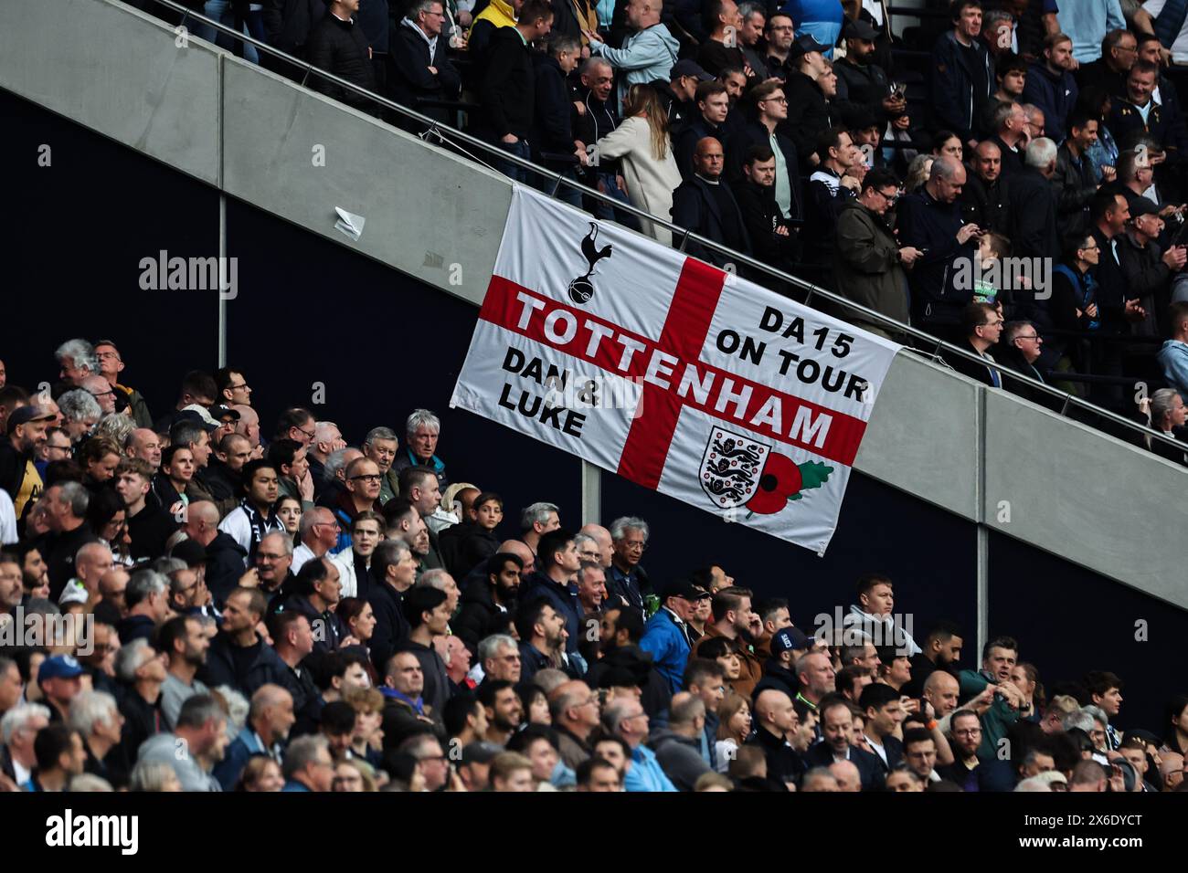 Tottenham Hotspur flag during the Premier League match Tottenham ...