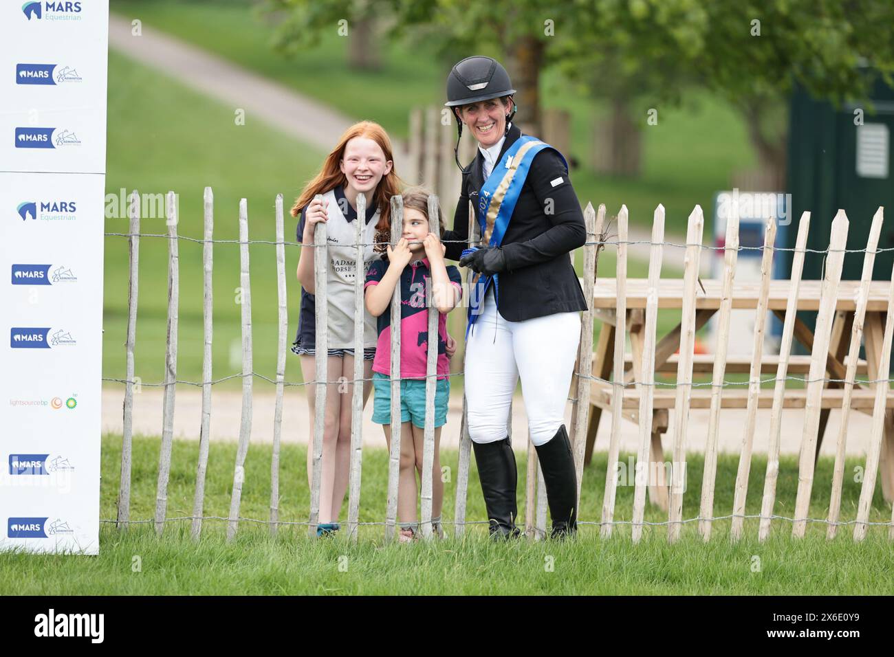 Winner Caroline Powell of New Zealand after Badminton Horse Trials on ...