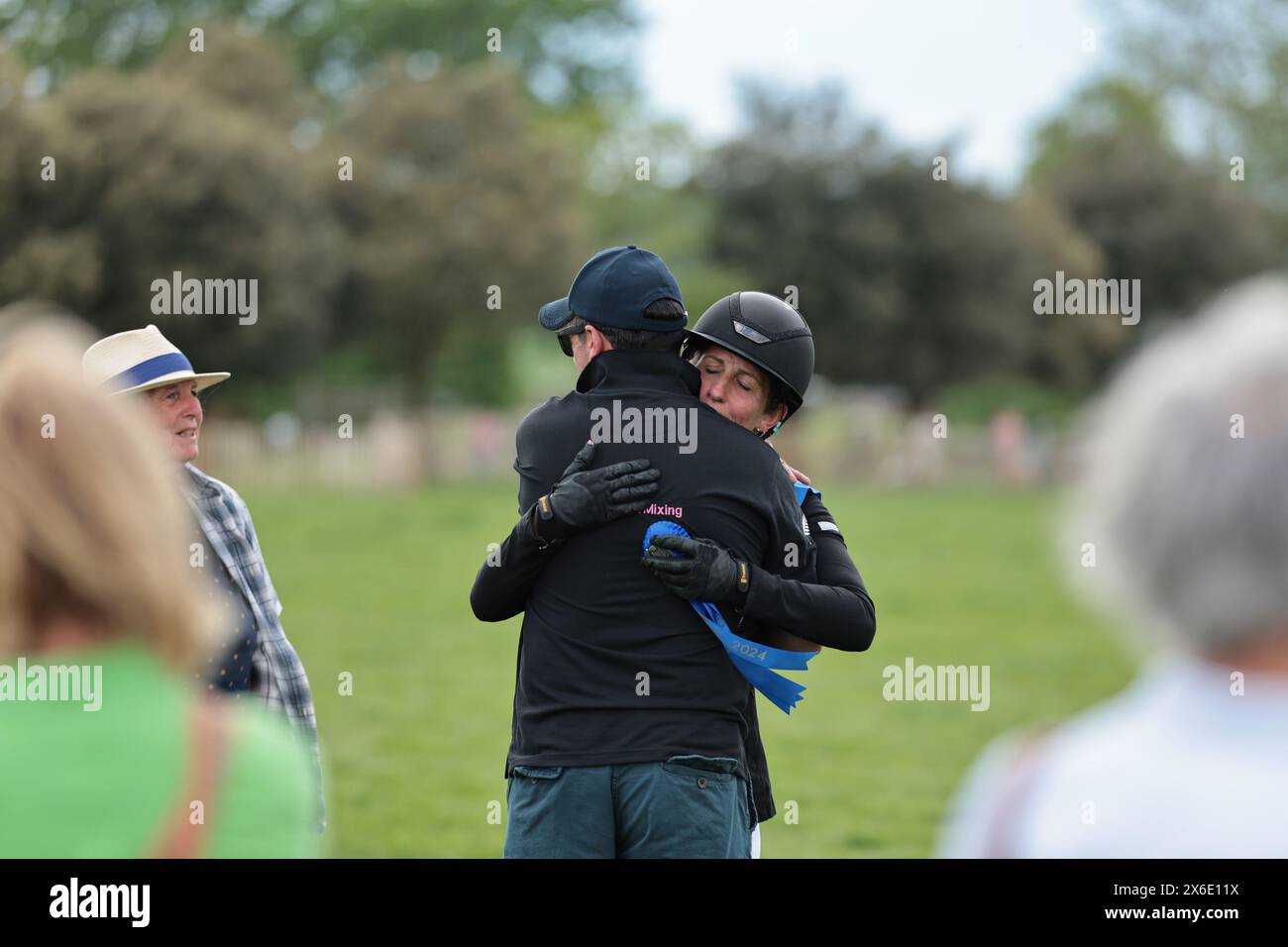 Winner Caroline Powell of New Zealand after Badminton Horse Trials on ...