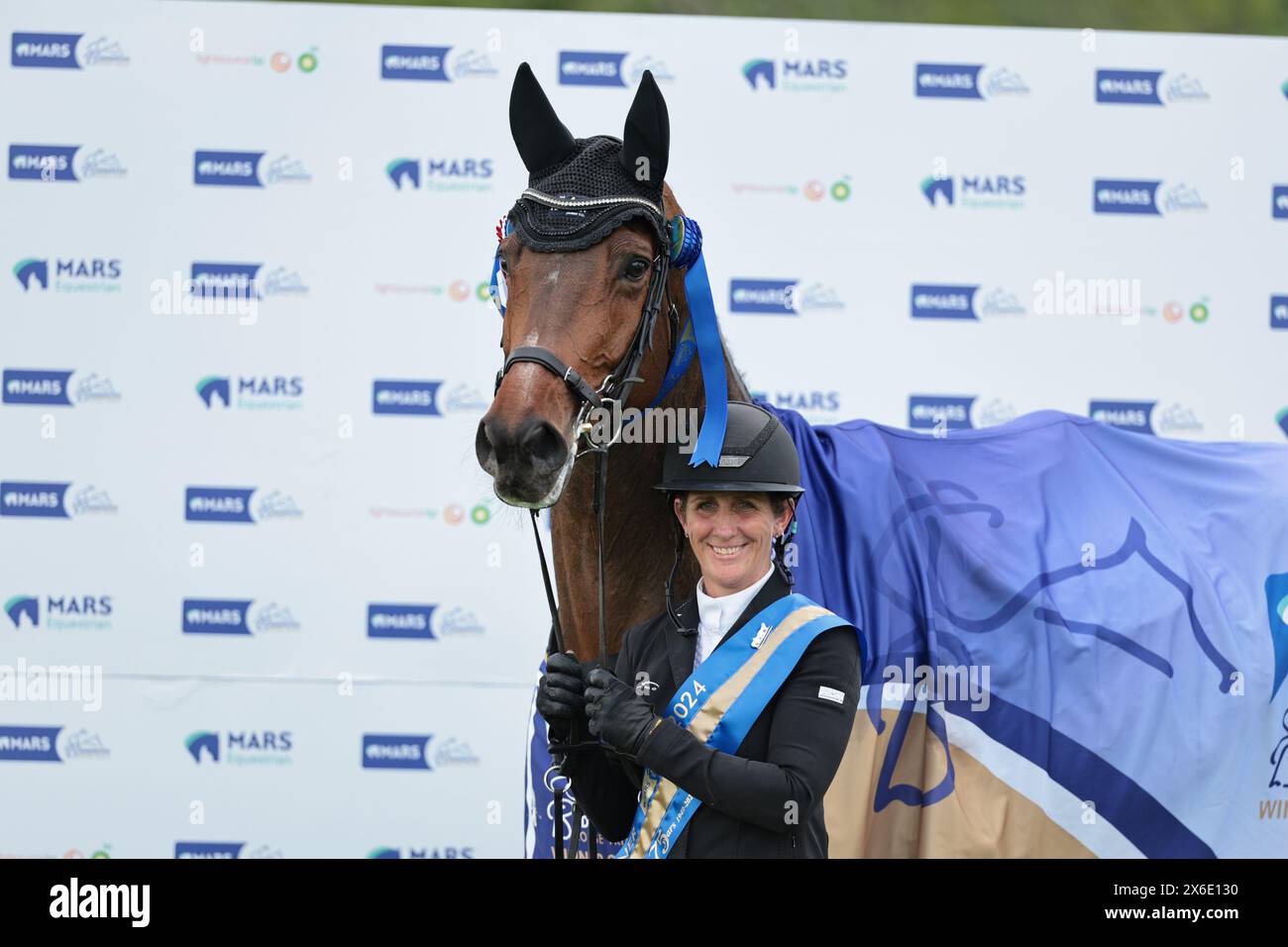 Winner Caroline Powell with Greenacres Special Cavalier after Badminton ...