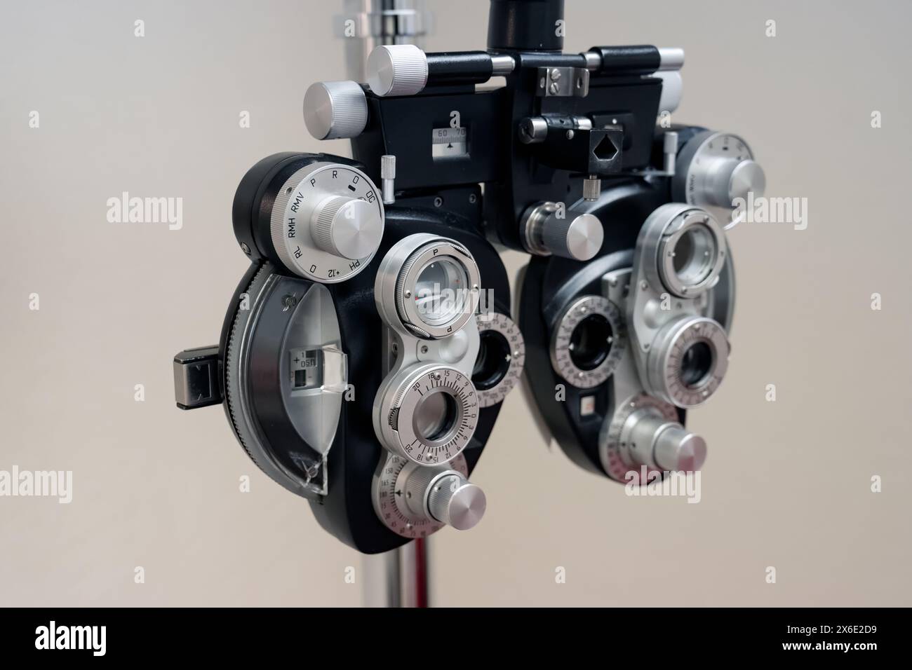 Traditional tool of the optometrist is the phoropter to measure the ...