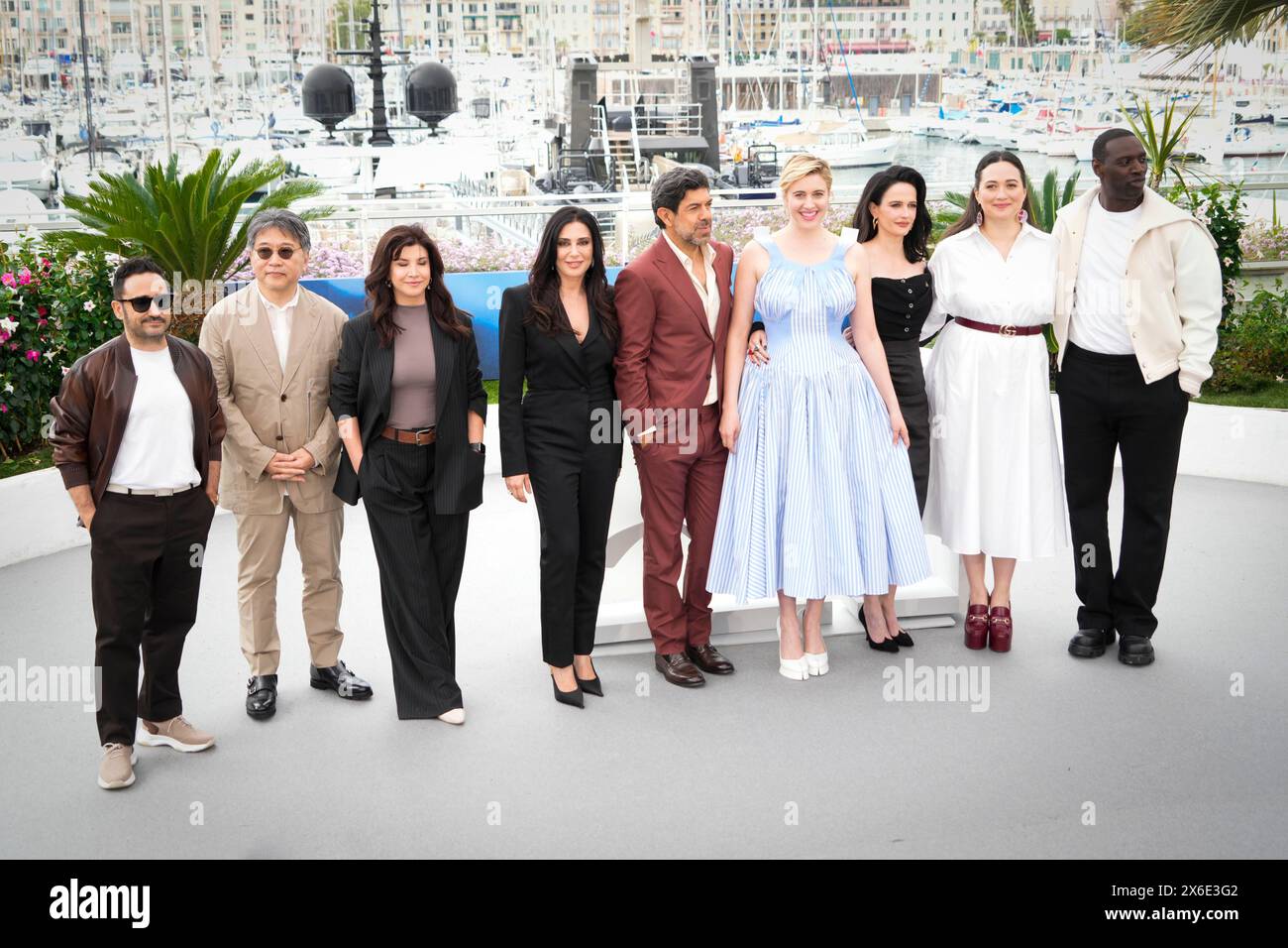 Cannes, France. 14th May, 2024. Jury Members Juan Antonio Bayona ...