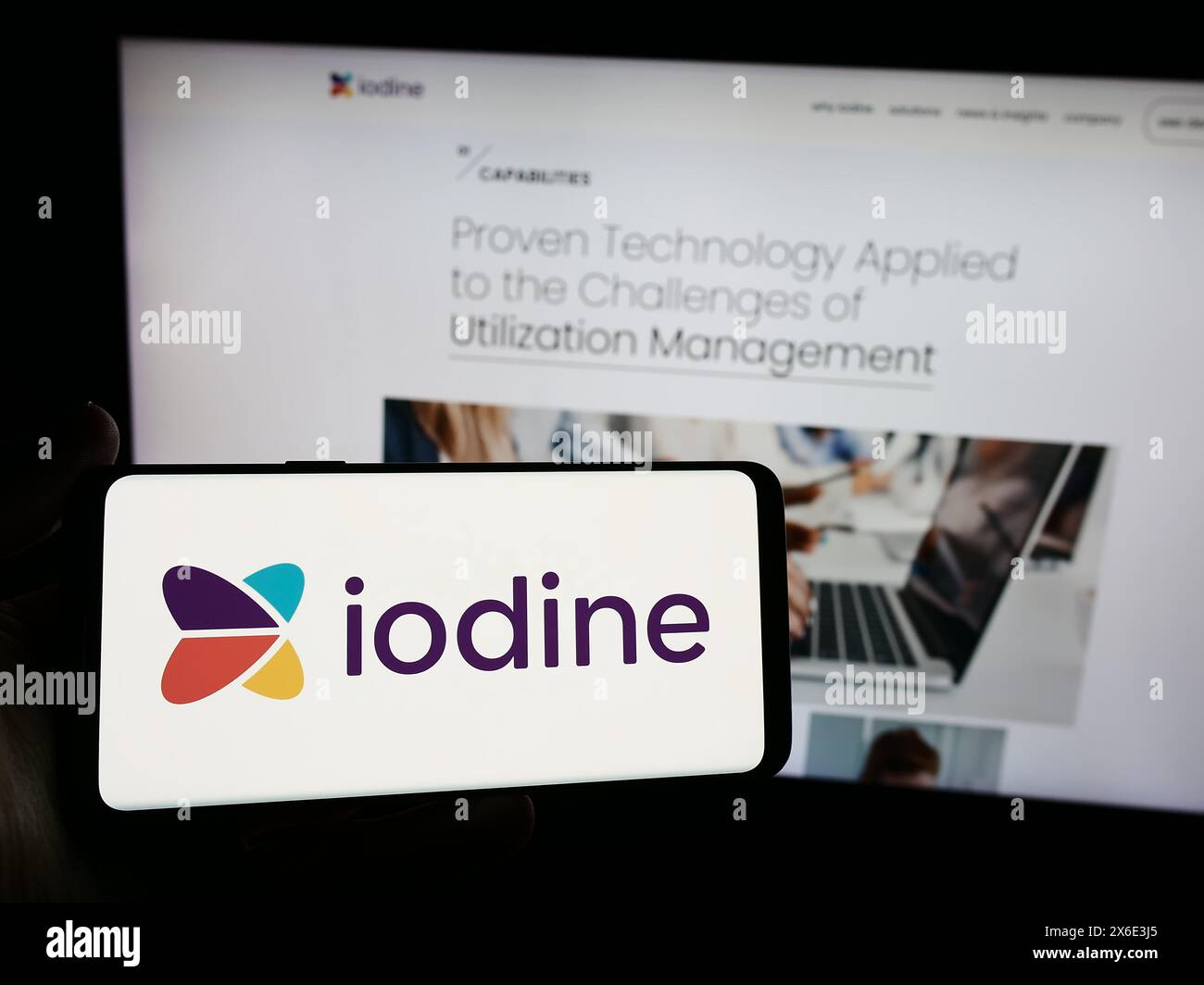 Iodine software logo hi-res stock photography and images - Alamy