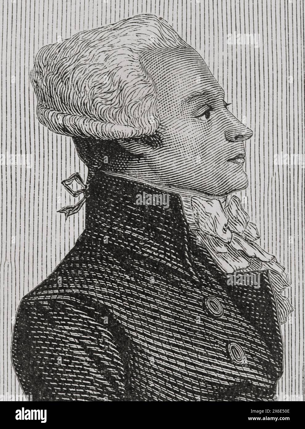 Maximilien Robespierre (1758-1794). French writer, lawyer and ...