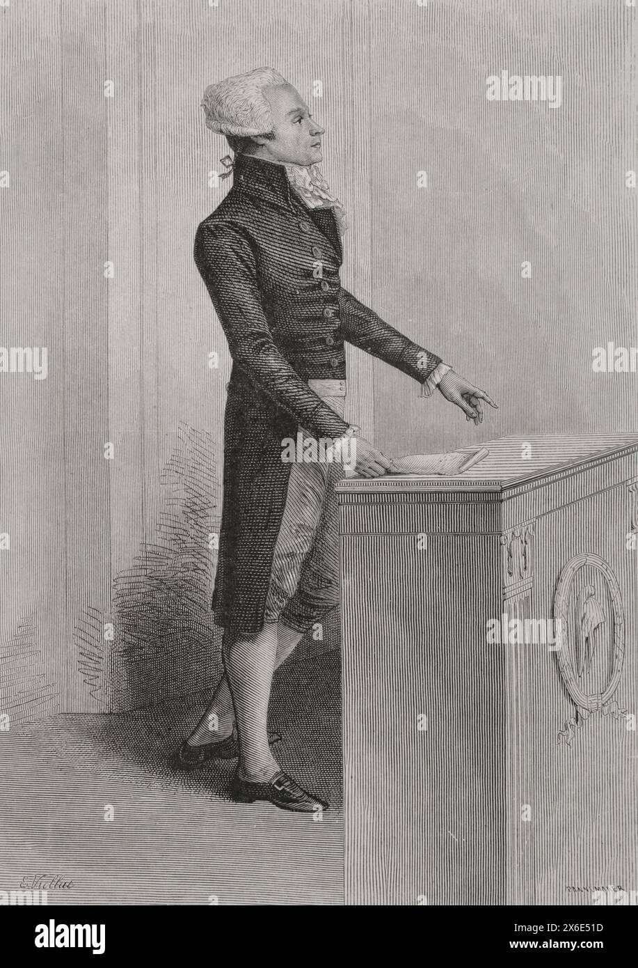 Maximilien Robespierre (1758-1794). French writer, lawyer and ...