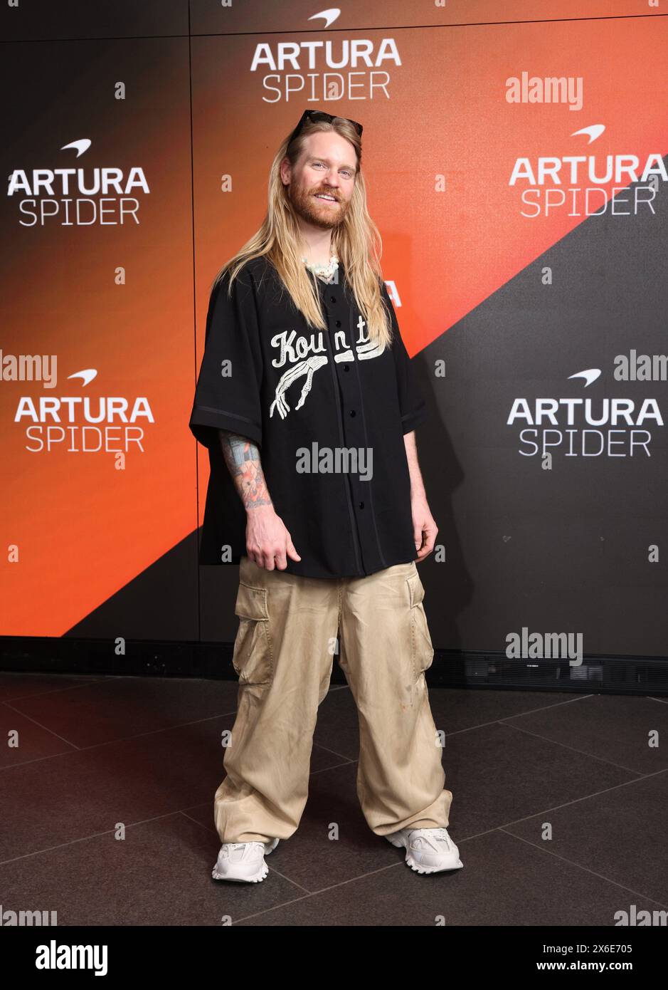 EDITORIAL USE ONLY Sam Ryder arrives at the London premiere event for ...
