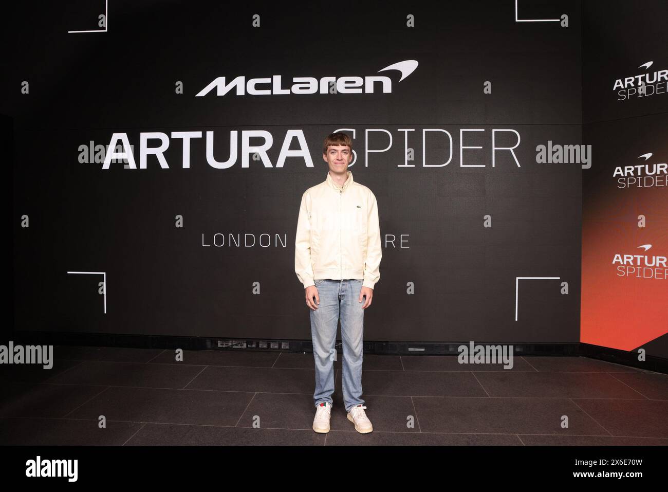 EDITORIAL USE ONLY Francis Bourgeois arrives at the London premiere ...