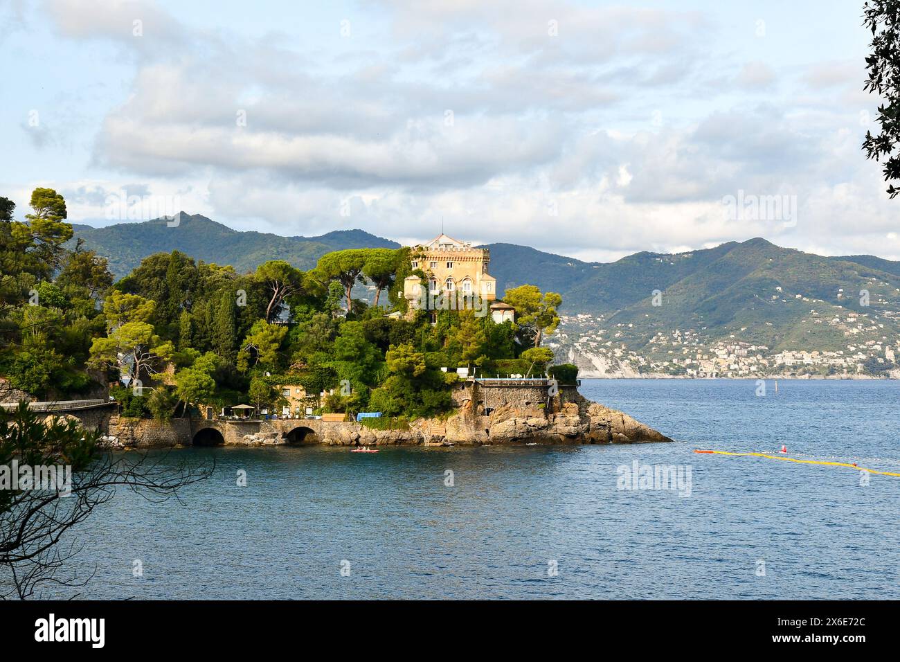 The Paraggi Castle (or Villa Bonomi Bolchini), built at the time of the ...