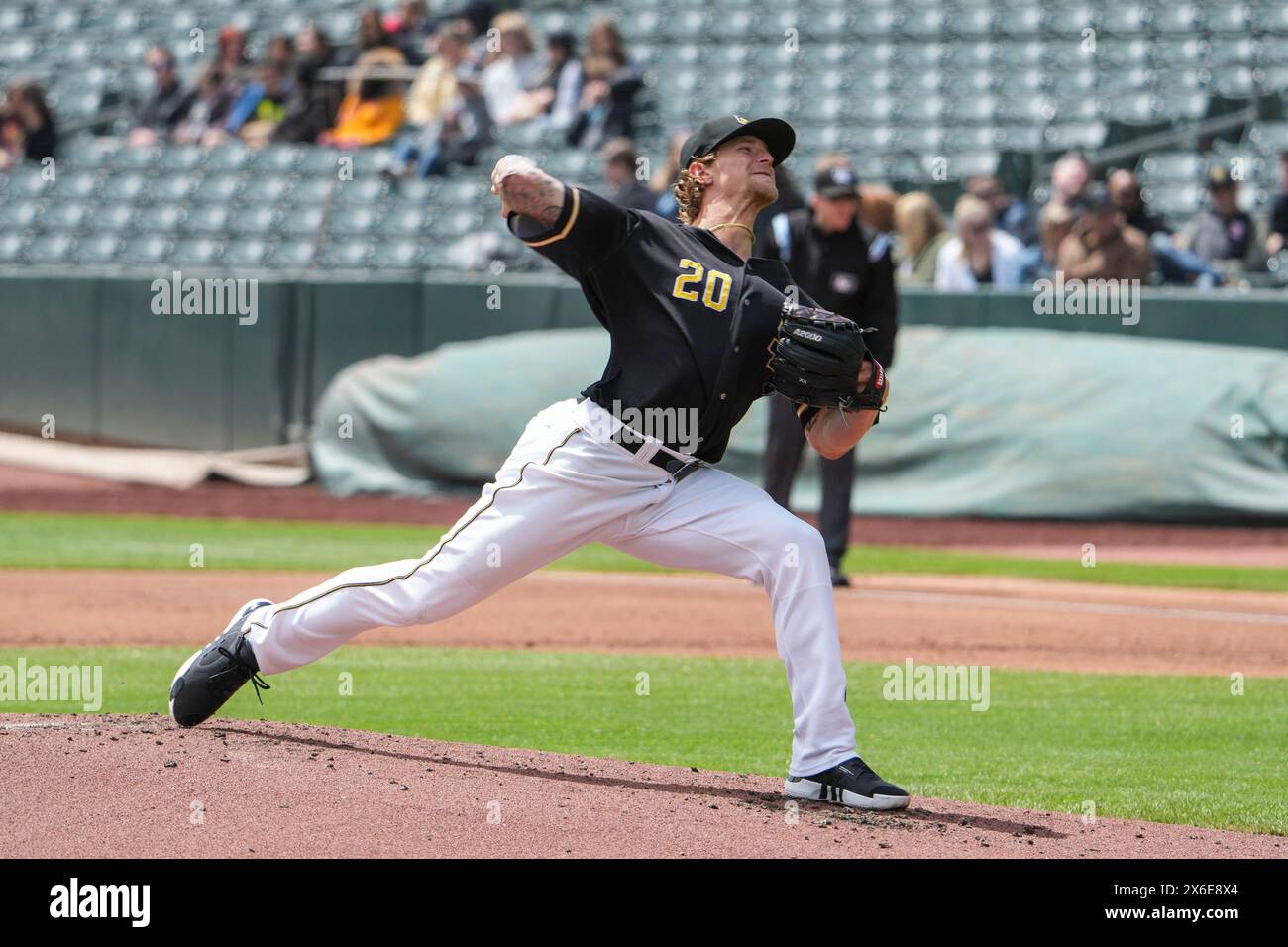 Salt Lake UT, USA. 8th May, 2024. Salt Lake pitcher Zach Plesac (20 ...
