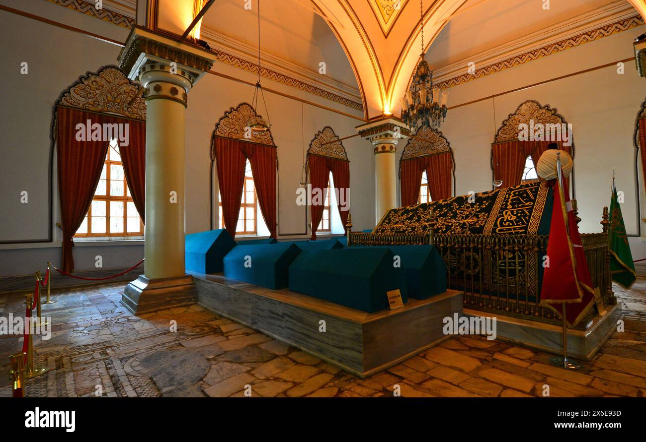 The Tomb of Orhan Gazi, the 2nd sultan of the Ottoman Empire, is ...