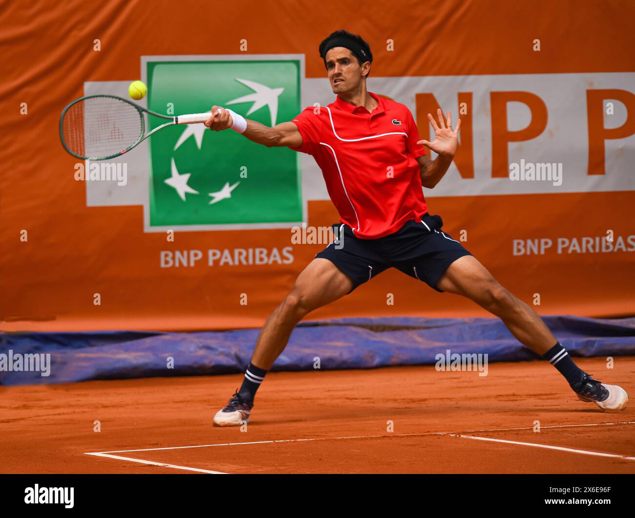 French tennis player Pierre-Hughes Herbert at the Bordeaux ...