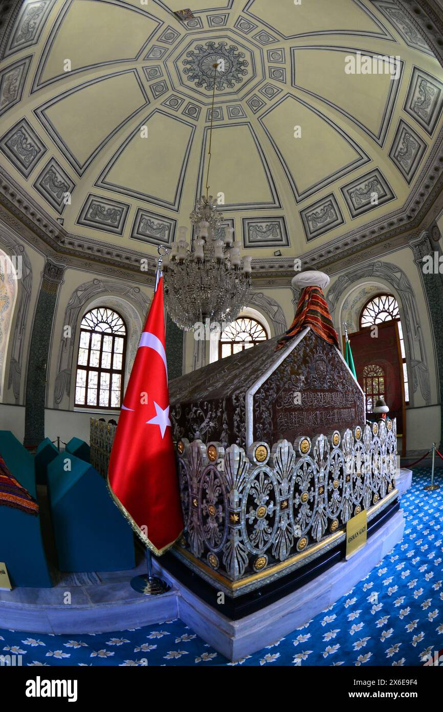 The Tomb of Osman Gazi, the founder of the Ottoman Empire, is located ...