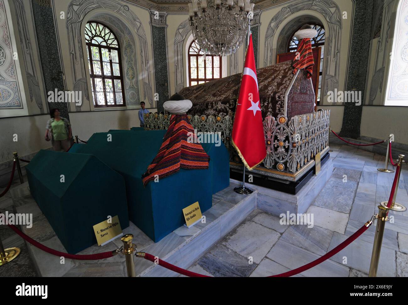 The Tomb of Osman Gazi, the founder of the Ottoman Empire, is located ...