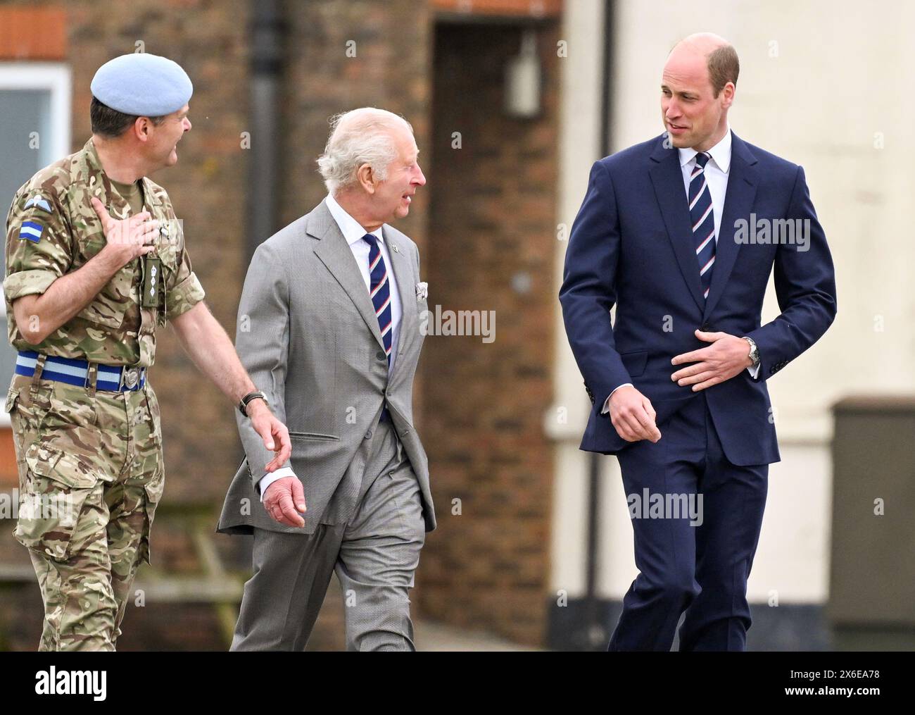 Middle Wallop, England. UK. 13 May, 2024. King Charles III and Prince ...